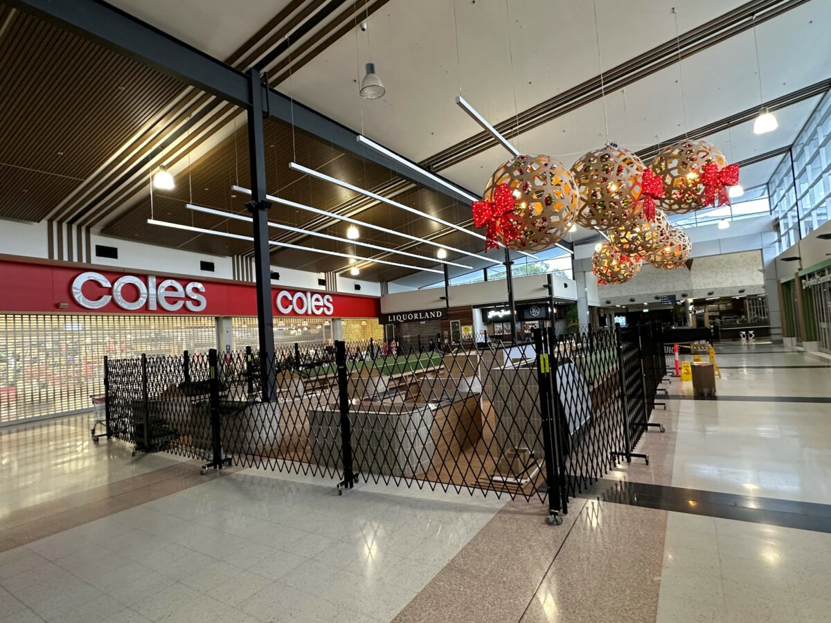 Fruit Shops and Other Island Pop up Kiosk Security Barriers