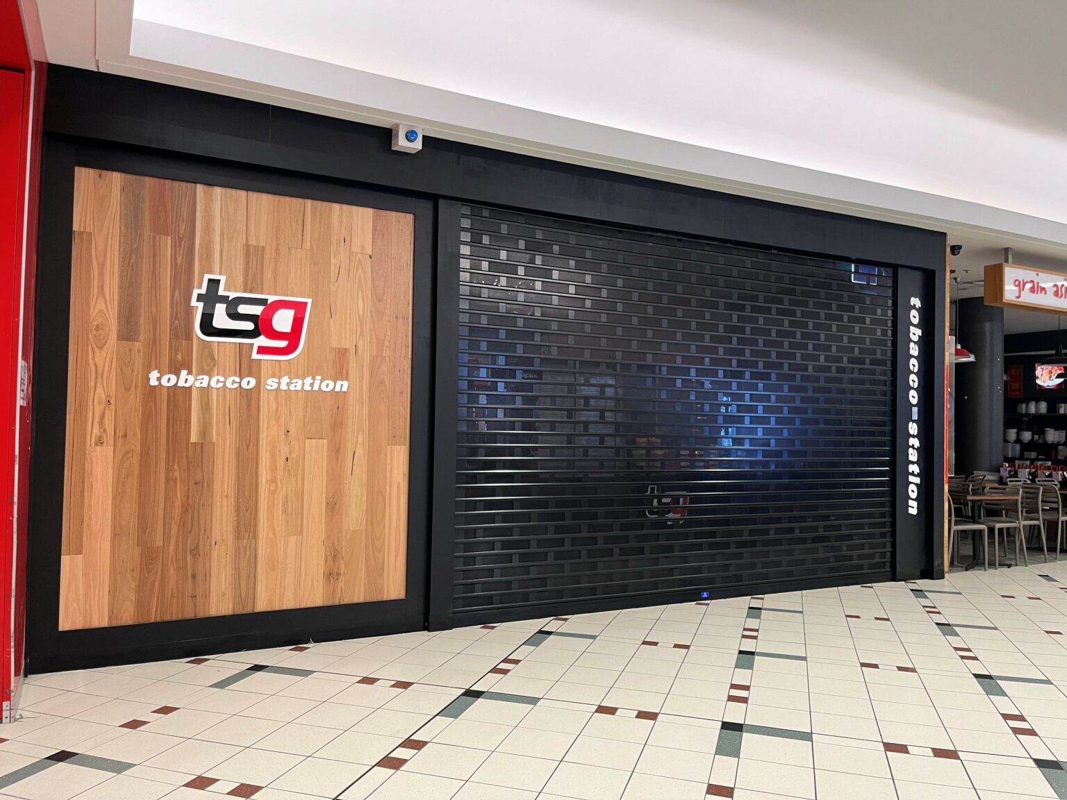 Perforated Roller Shutters for tobacconist in Melbourne - Australian ...